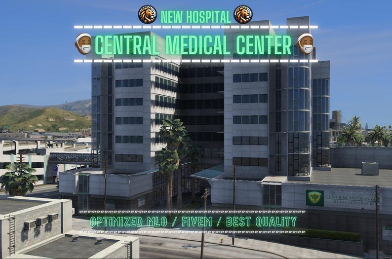 Los Santos Medical Center MLO/MAP Fivem GTAV Optimized Drag and Drop Files Best Quality - Etsy ...