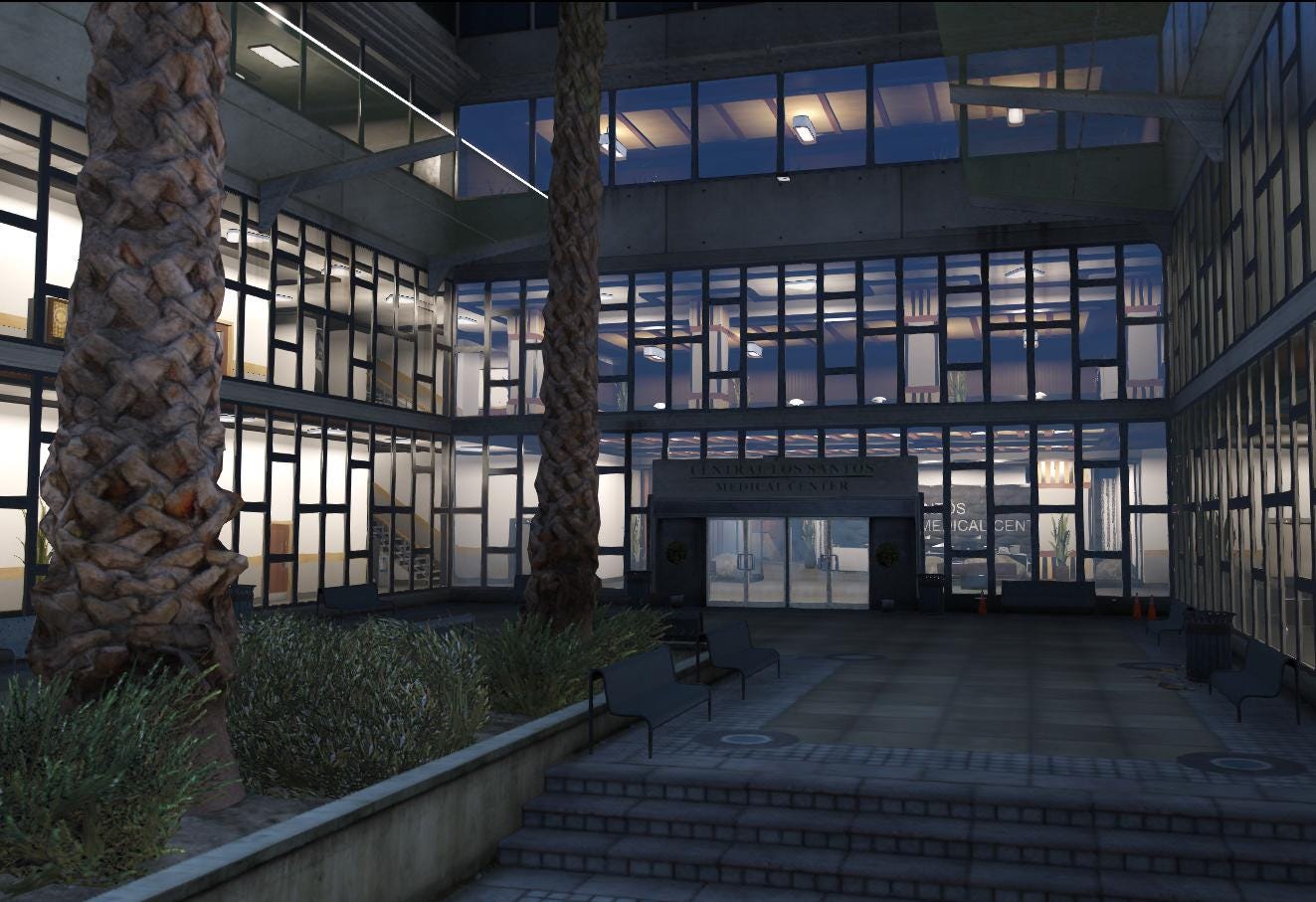 Los Santos Medical Center MLO/MAP Fivem GTAV Optimized Drag and Drop Files Best Quality - Etsy ...