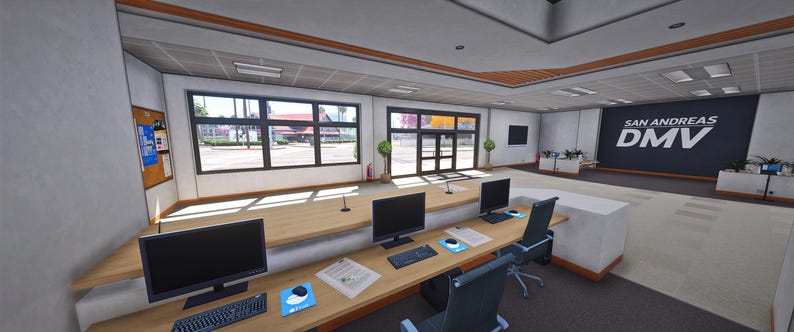 D.M.V School MLO/MAP Fivem GTAV Optimized Drag and Drop Files Best ...