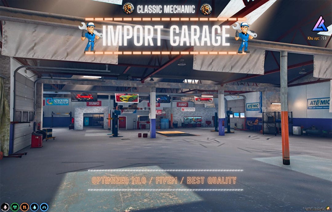 Import Garage | MLO/MAP | Fivem GTAV | Optimized | Drag and Drop Files ...