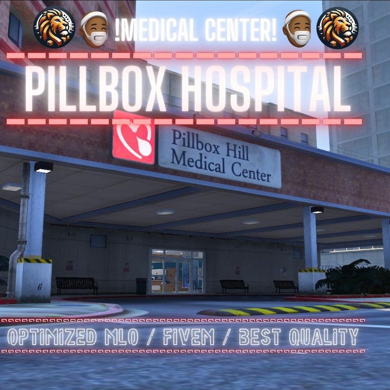 Map With Hospitals - Etsy