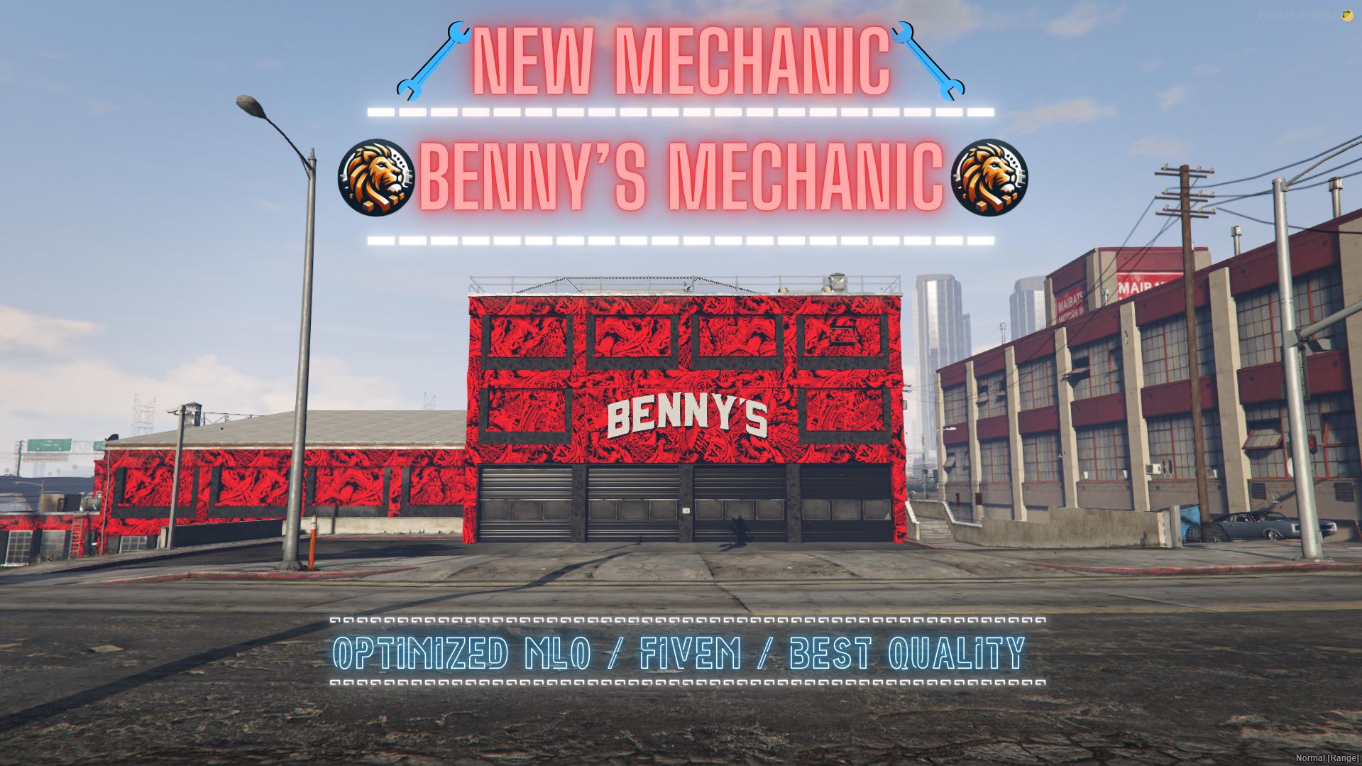 New Benny's Mechanic | MLO/MAP | Fivem GTAV | Optimized | Drag and Drop Files | Best Quality ...