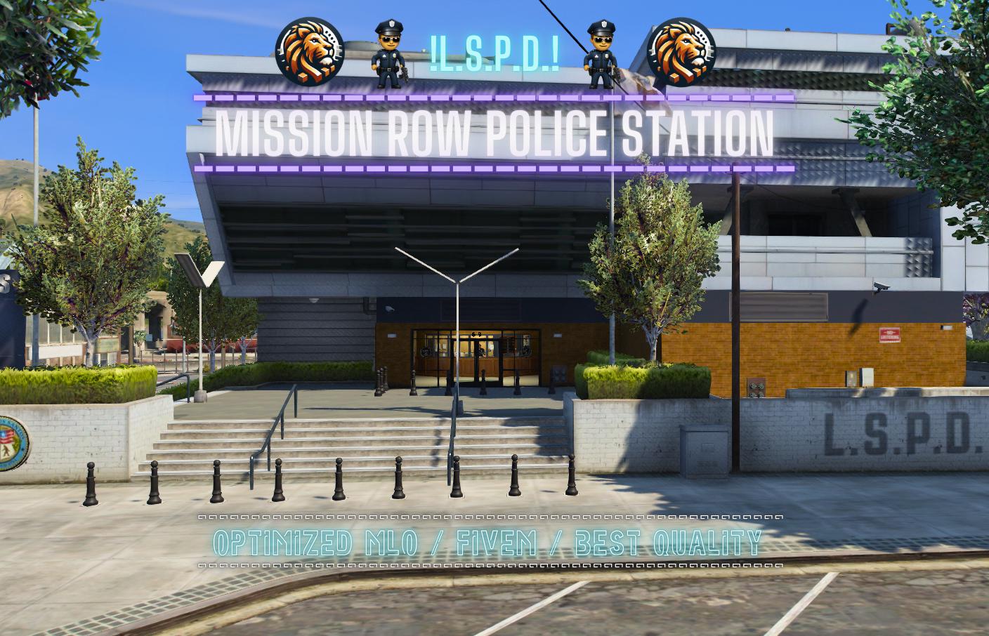 Mission Row Police Station | MLO/MAP | Fivem GTAV | Optimized | Drag ...