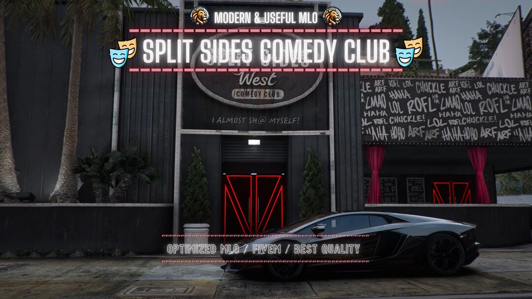Gespleten kanten Comedy Club | MLO/KAART | Fivem GTAV | Geoptimaliseerd ...