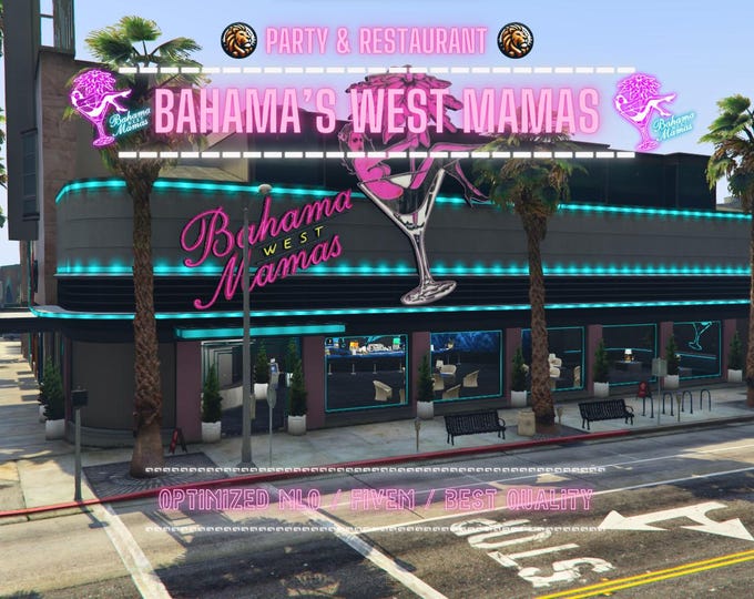 Bahama's West Mamas MLO/MAP Fivem GTAV Optimized Drag and Drop Files ...