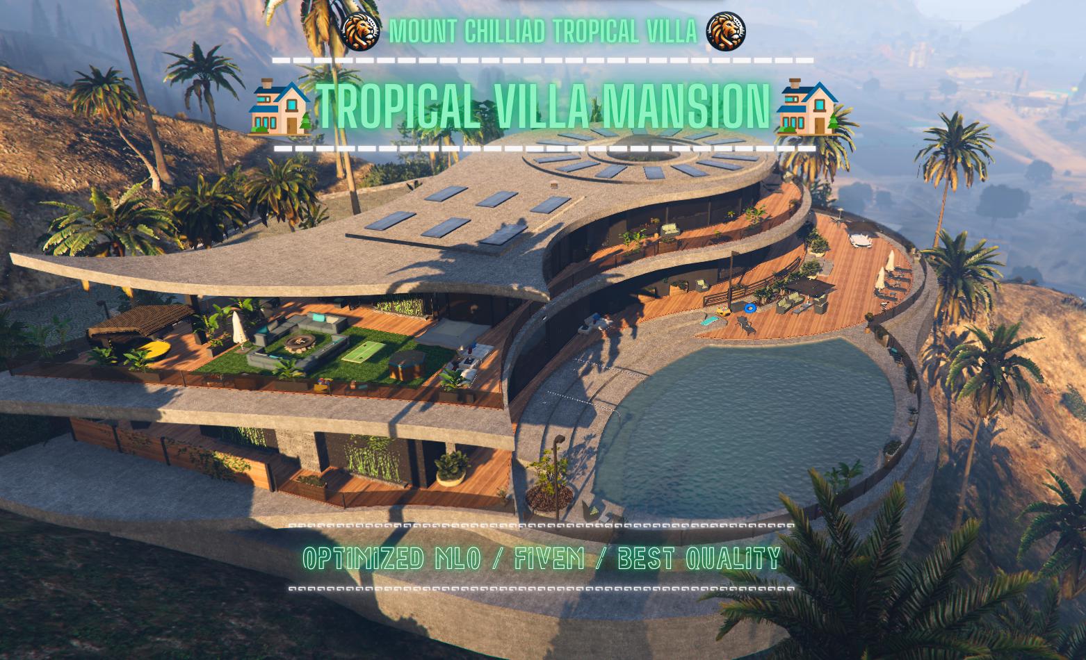 Tropical Villa MLO/MAP Fivem GTAV Optimized Drag and Drop Files Best ...