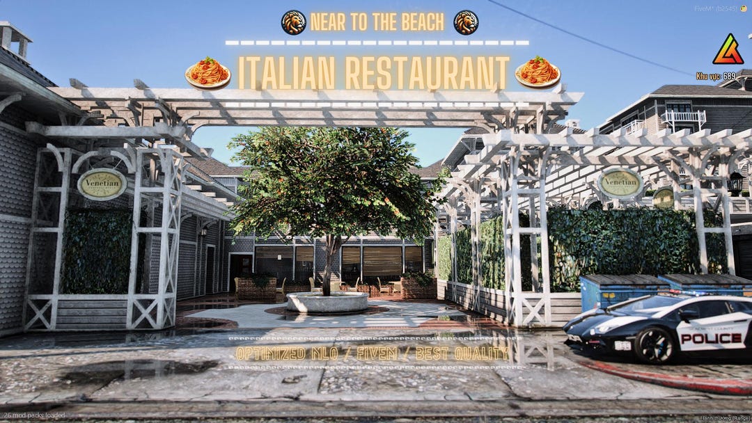 Italian Restaurant MLO/MAP Fivem GTAV Optimized Drag and Drop Files Best Quality - Etsy UK