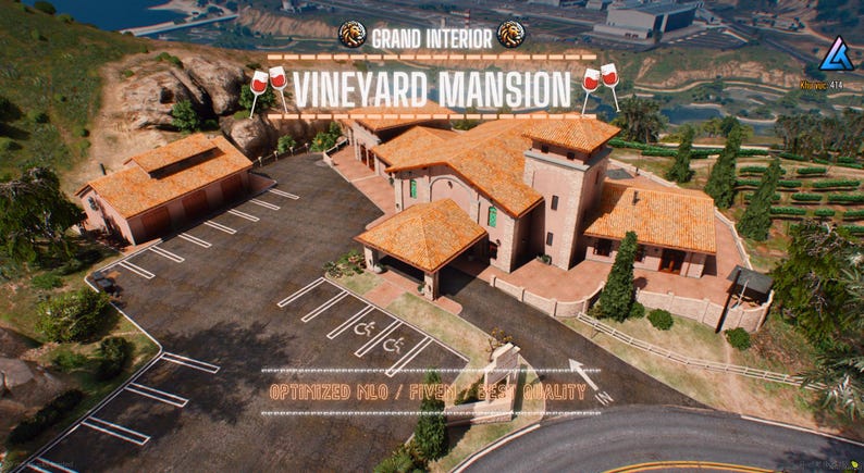 Vine Yard Mansion | MLO/MAP | Fivem GTAV | Optimized | Drag and Drop ...
