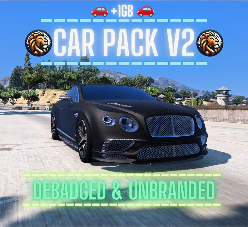 Car Pack V2 +1GB | Pack / 30 Cars | Fivem GTAV | Optimized | Drag and ...