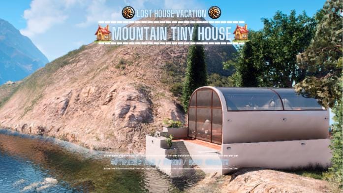 Mountain Tiny House | MLO / MAP | Fivem GTAV | Optimized | Drag and ...