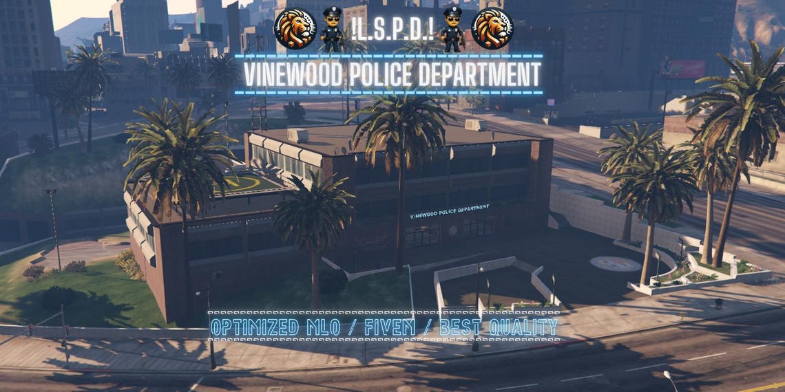 SPD Vinewood Police Station: LSPD / Fivem / MLO / Optimized / Grand ...
