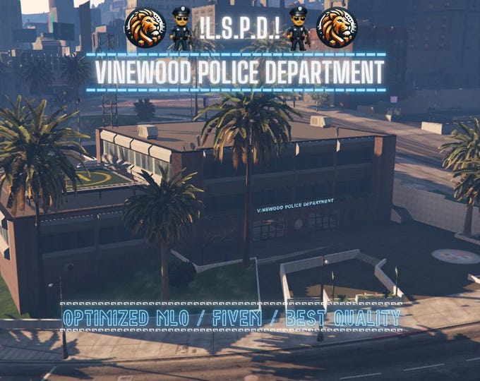 SPD Vinewood Police Station: LSPD / Fivem / MLO / Optimized / Grand ...