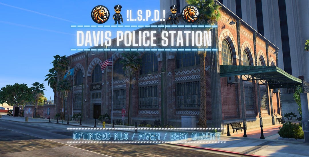 Davis Police Station | MLO/MAP | Fivem GTAV | Optimized | Drag and Drop ...