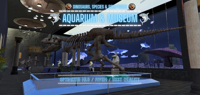 Aquarium & Museum | MLO/MAP | Fivem GTAV | Optimized | Drag and Drop ...