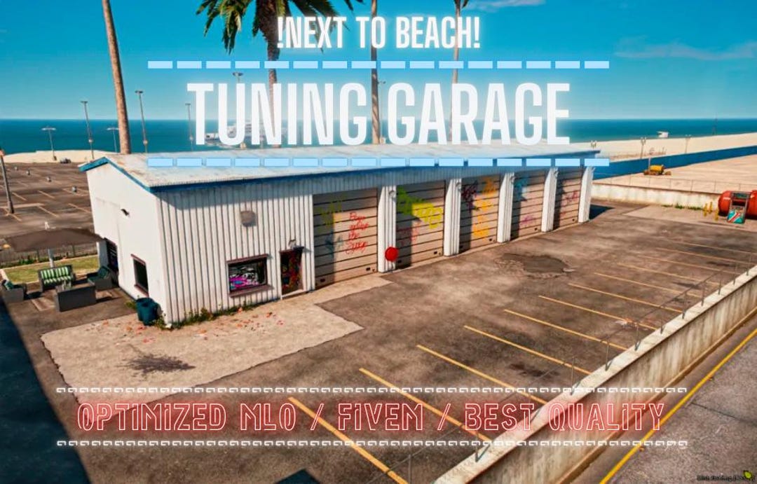 Garage Tuning MLO/MAP Fivem GTAV Optimized Drag and Drop Files Best ...