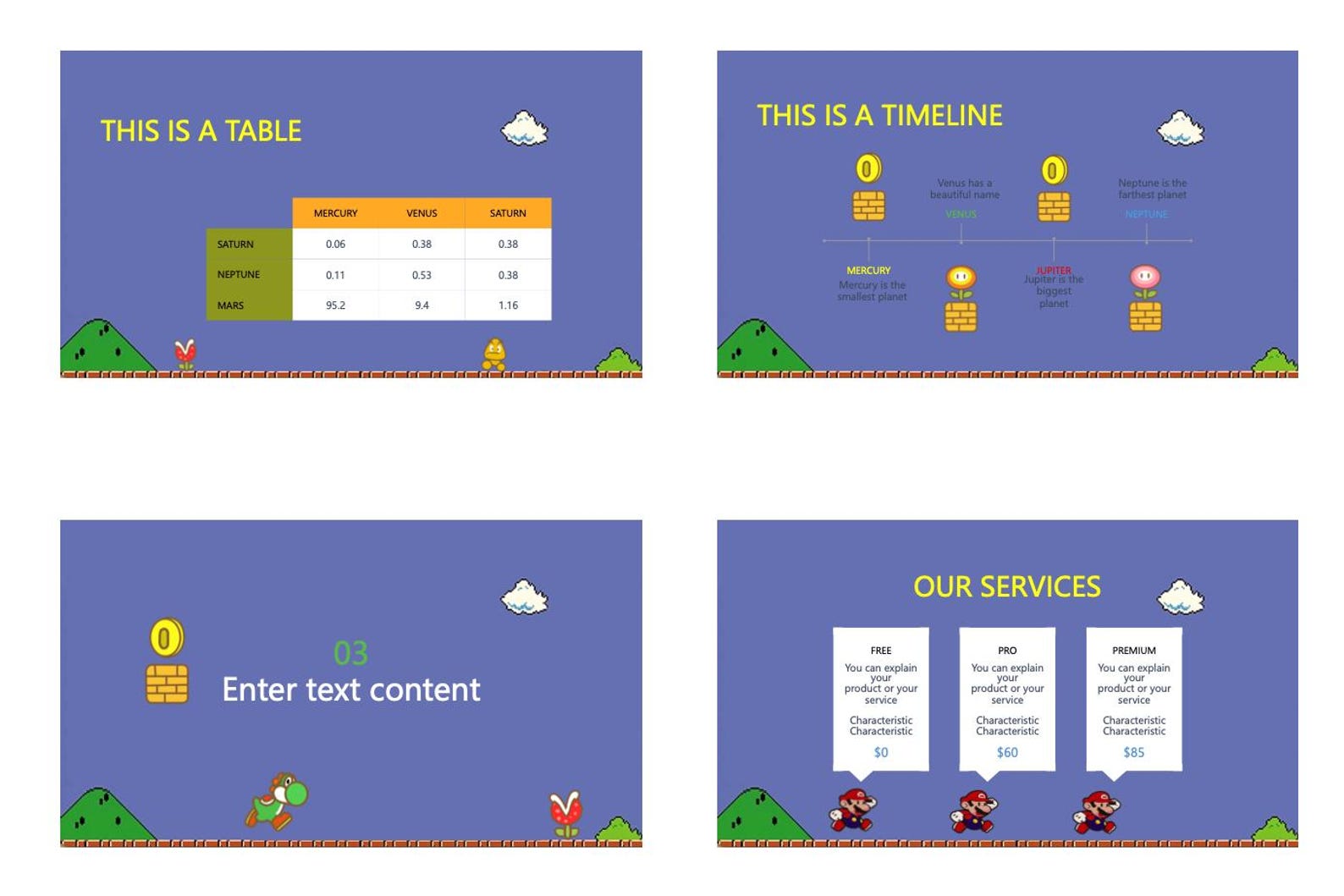 Super Mario Powerpoint Template | Fun Mario-themed Presentation Slides ...