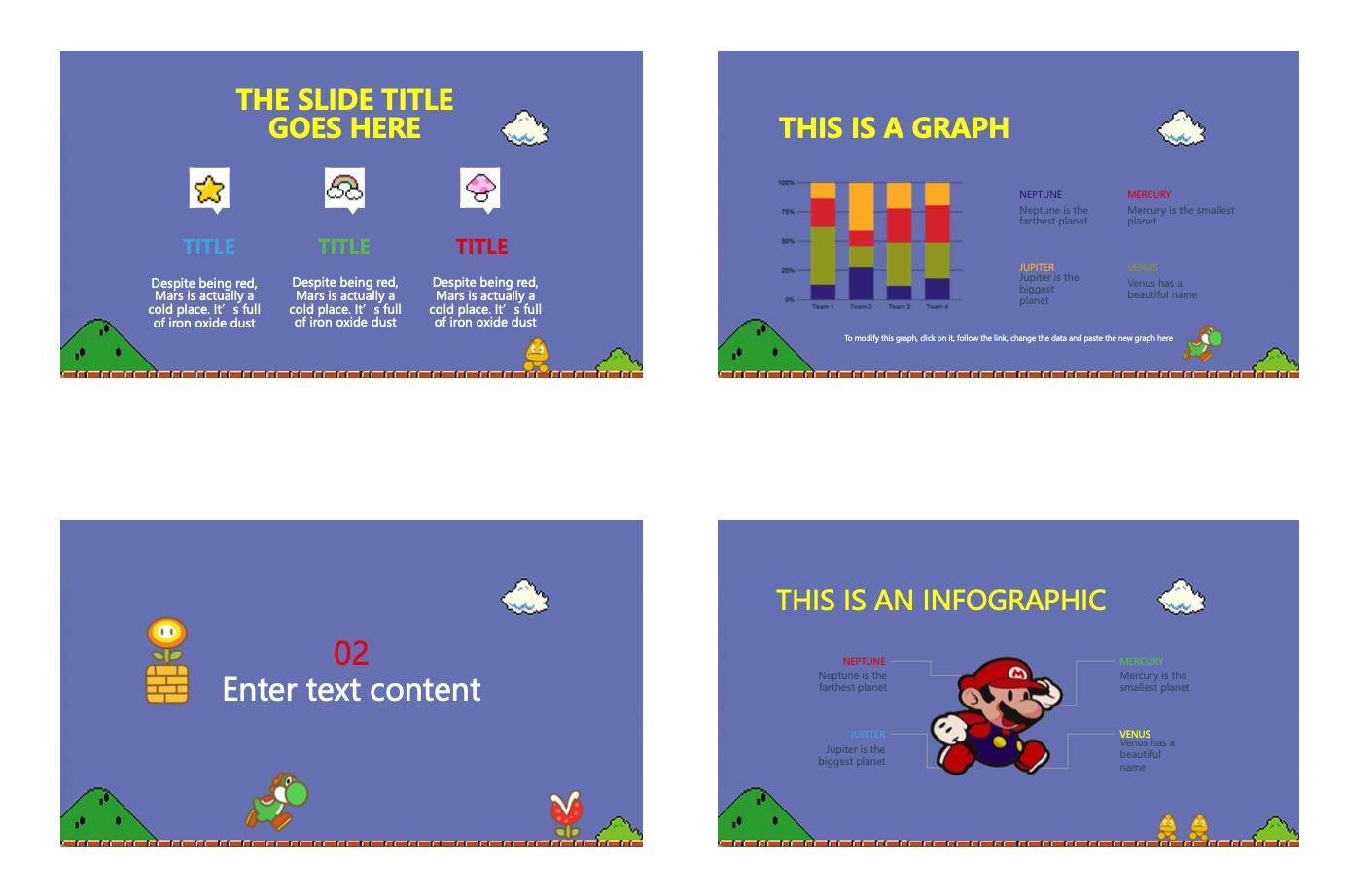 Super Mario Powerpoint Template | Fun Mario-themed Presentation Slides ...