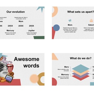 Modern Collage Presentation Template | Creative Slide Deck for Design ...
