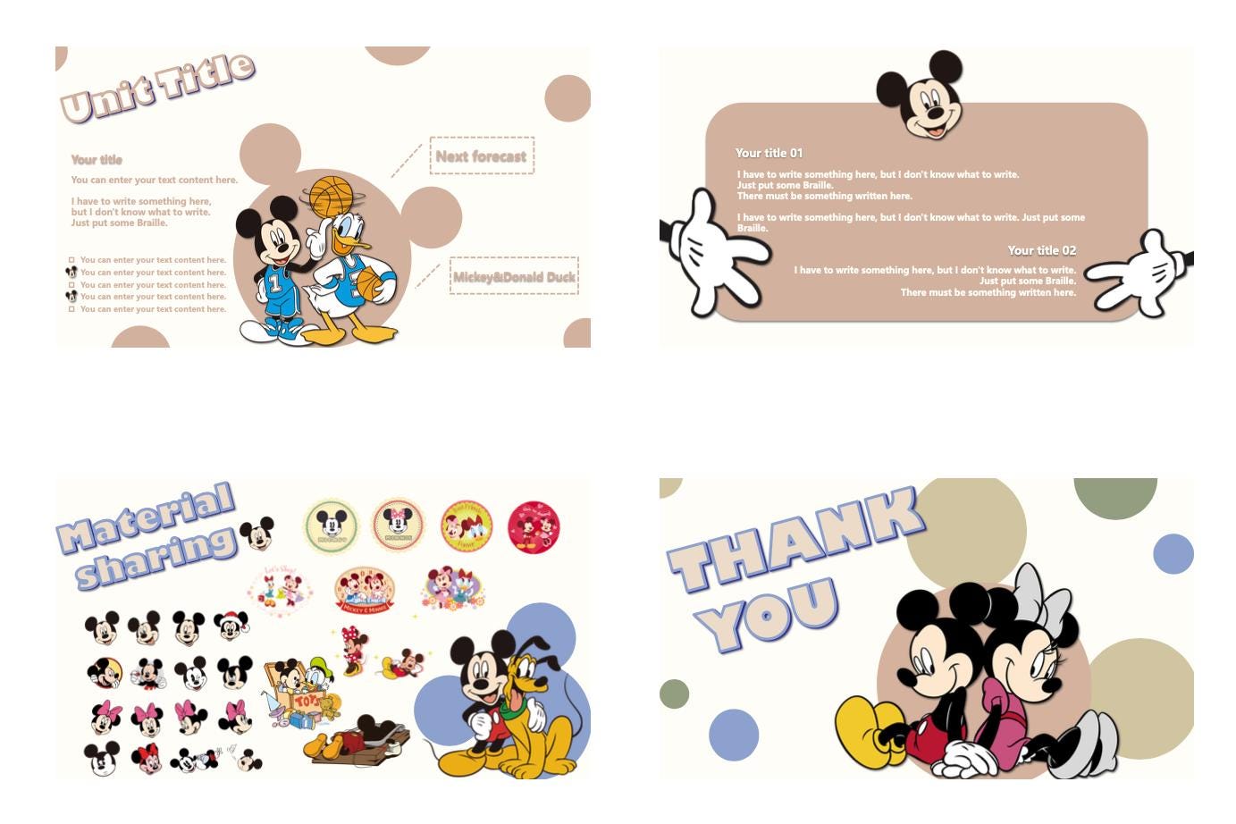 Mickey Mouse Powerpoint Template | Disney-themed Presentation Slides ...