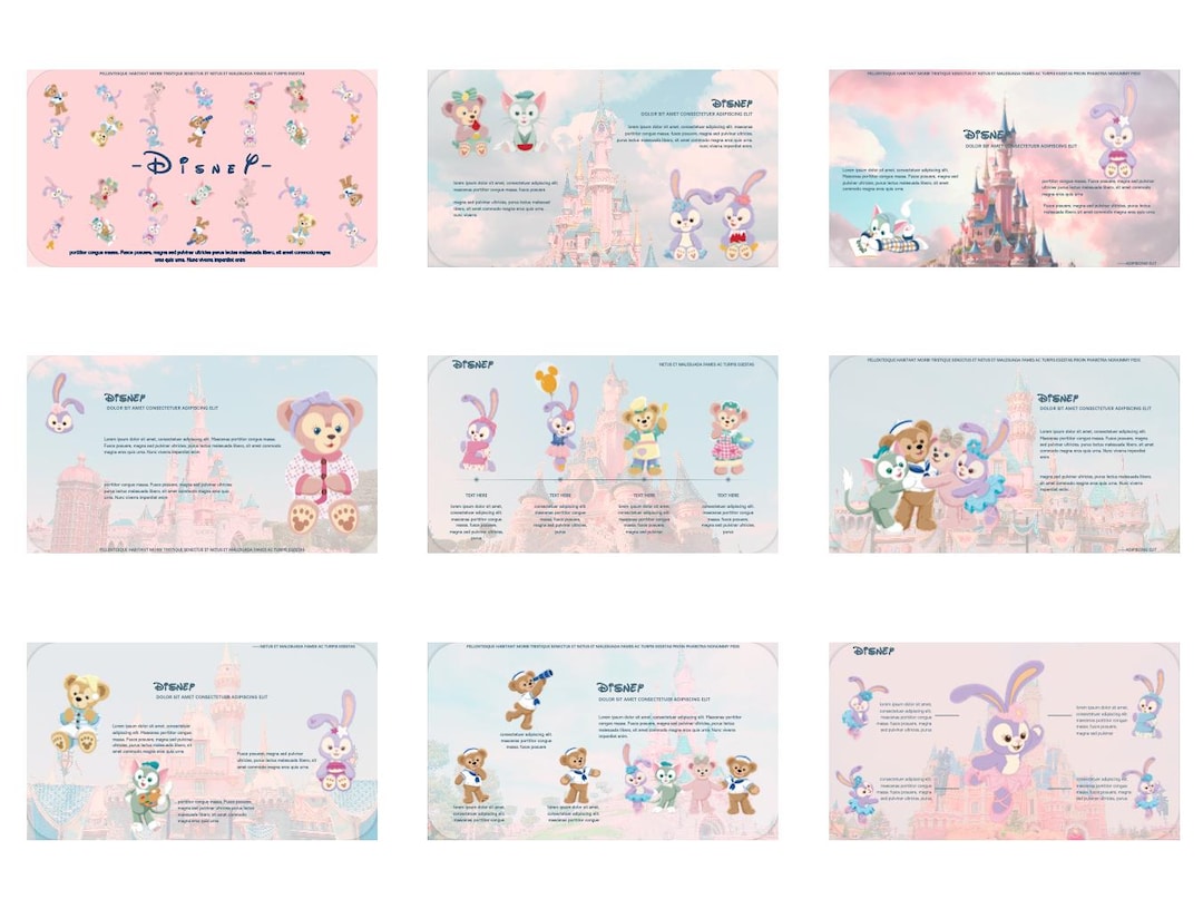 Plantilla de PowerPoint de Disney con StellaLou y sus amigos ...
