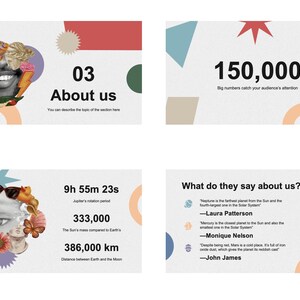 Modern Collage Presentation Template Creative Slide Deck for Design ...