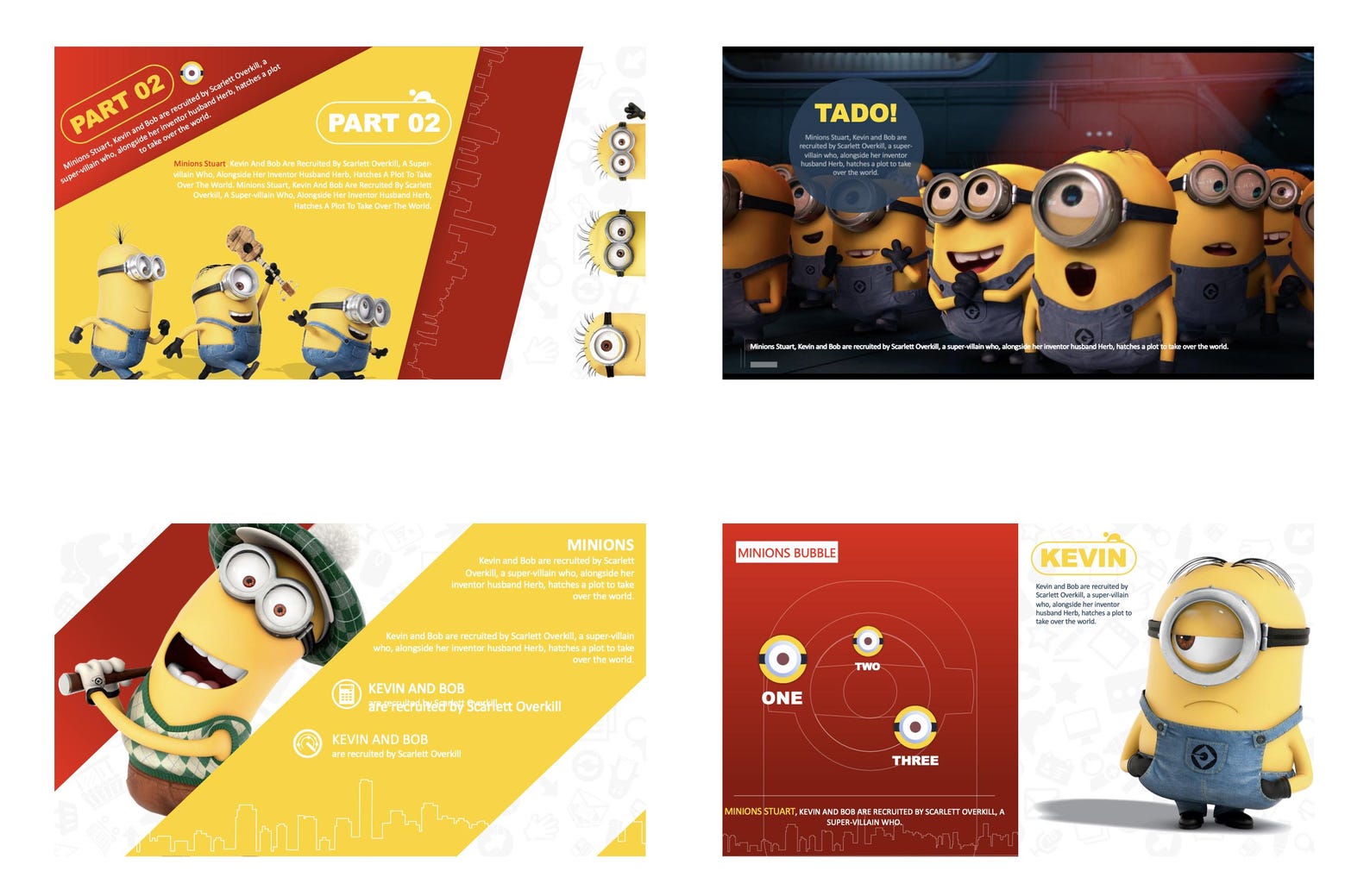 Minions Powerpoint Template: Fun Yellow Cartoon Theme (PDF Download) - Etsy