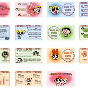 Powerpuff Girls Powerpoint Template | Cartoon Presentation Slides ...