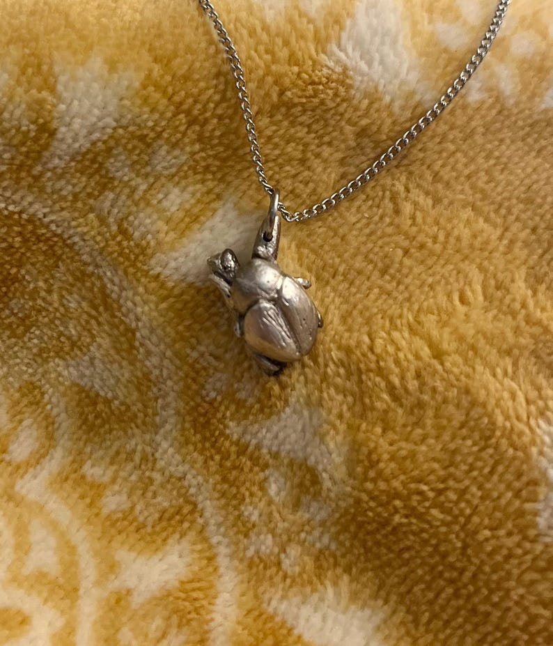 Cute Handmade Beetle Pendant - Etsy