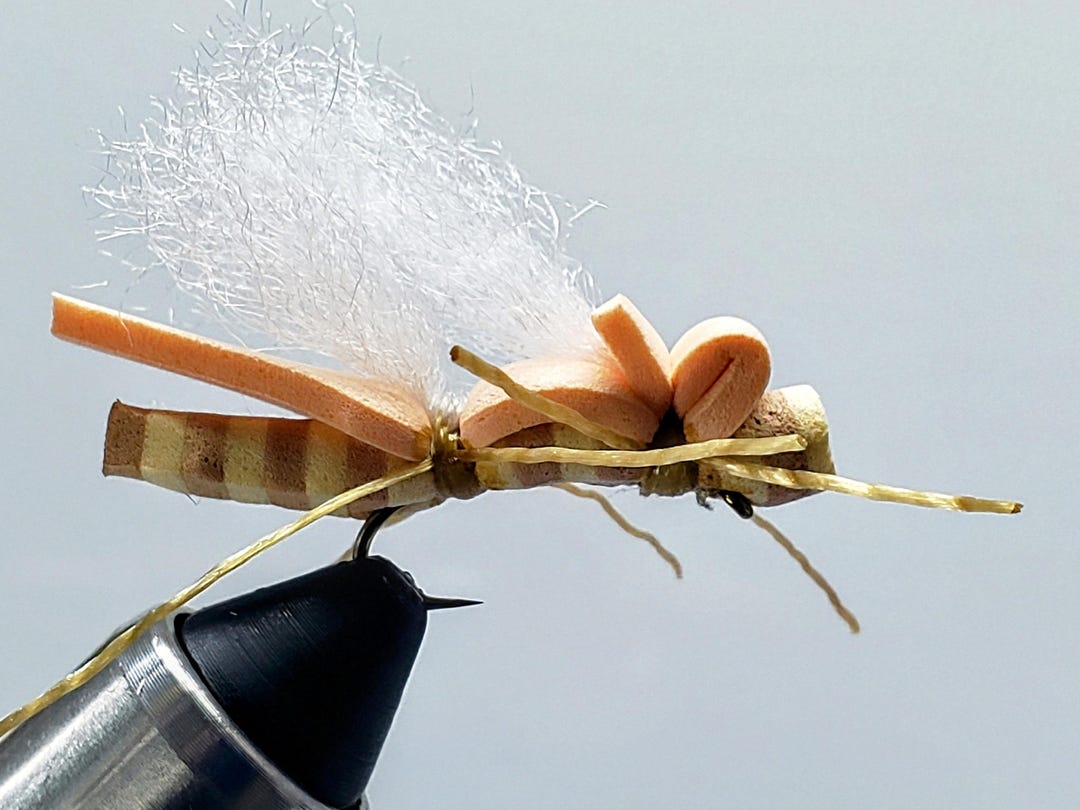 Fly Fishing Flies - Biontic Hopper - Cheese Cake - 2 Pack of Size #10 ...