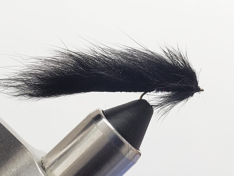 Fly Fishing Flies - Pine Squirrel Leech - Black (non Weighted) - 2 Pack ...