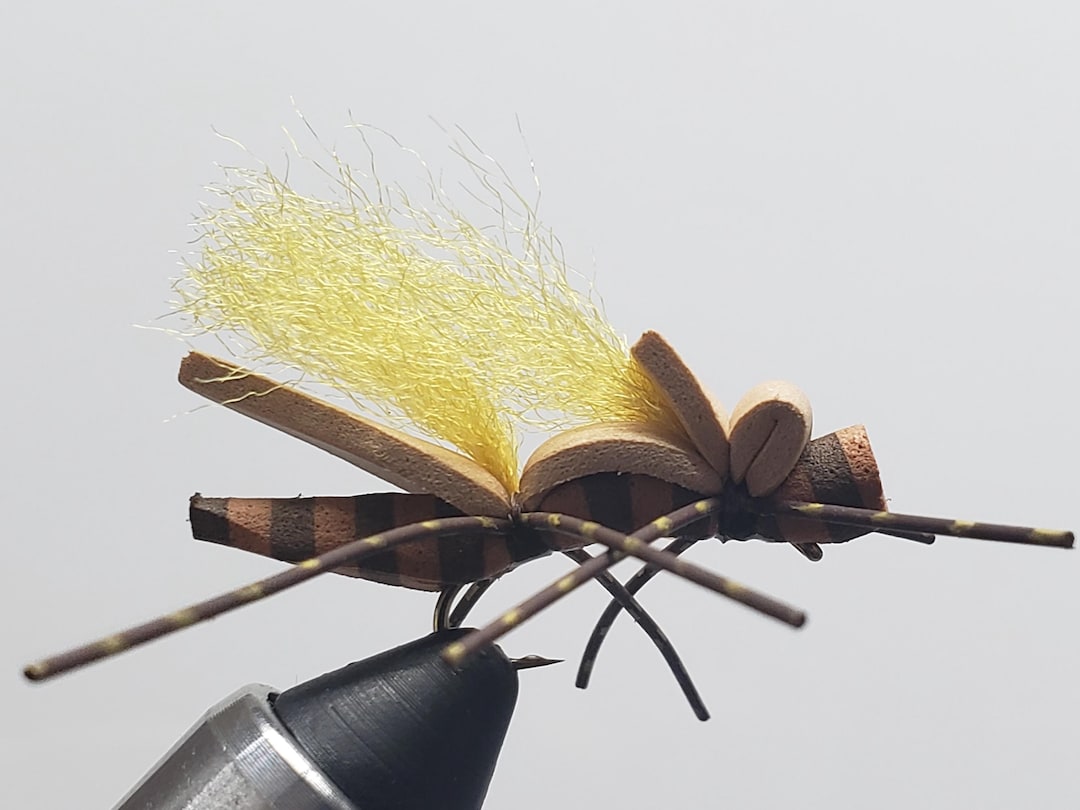Fly Fishing Flies - Biontic Hopper - PB&C (peanut Butter and Chocolate ...