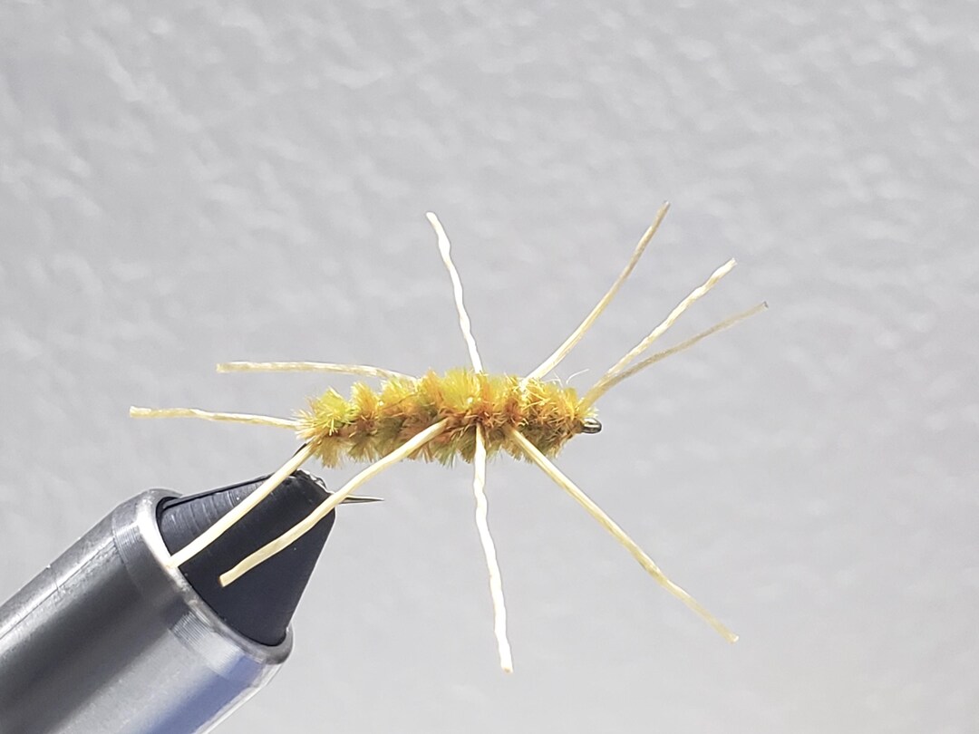 Fly Fishing Flies - Pats Rubber Legs - Golden Stone Fly - 3 Pack of ...