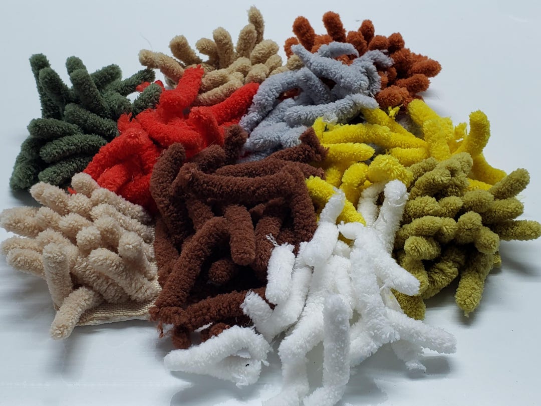 Fly Tying Supplies - Mop Fly Body - 20 Count per Pack - Multiple Colors ...