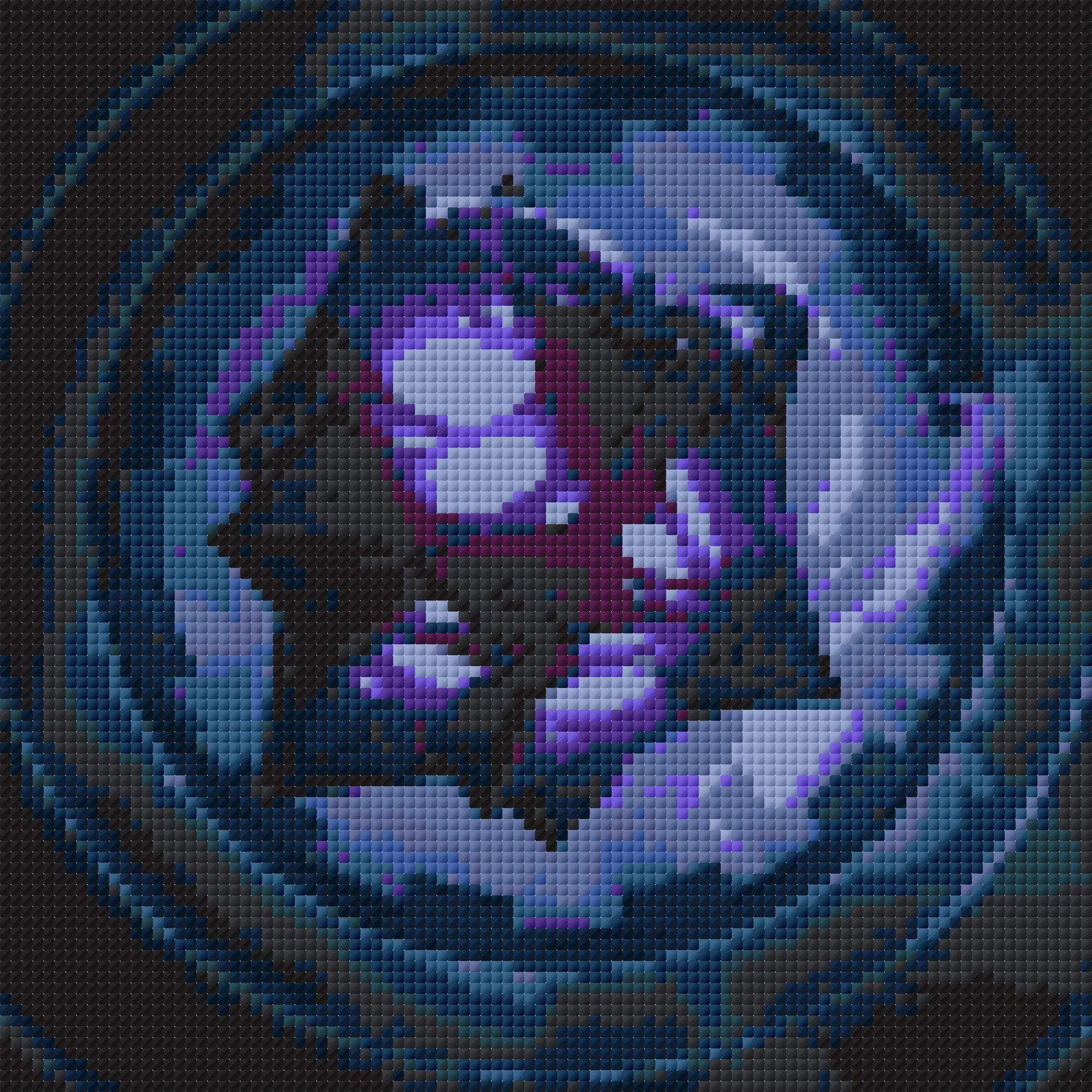 Hexcore Arcane Cross Stitch Pattern (digital Download) - Etsy