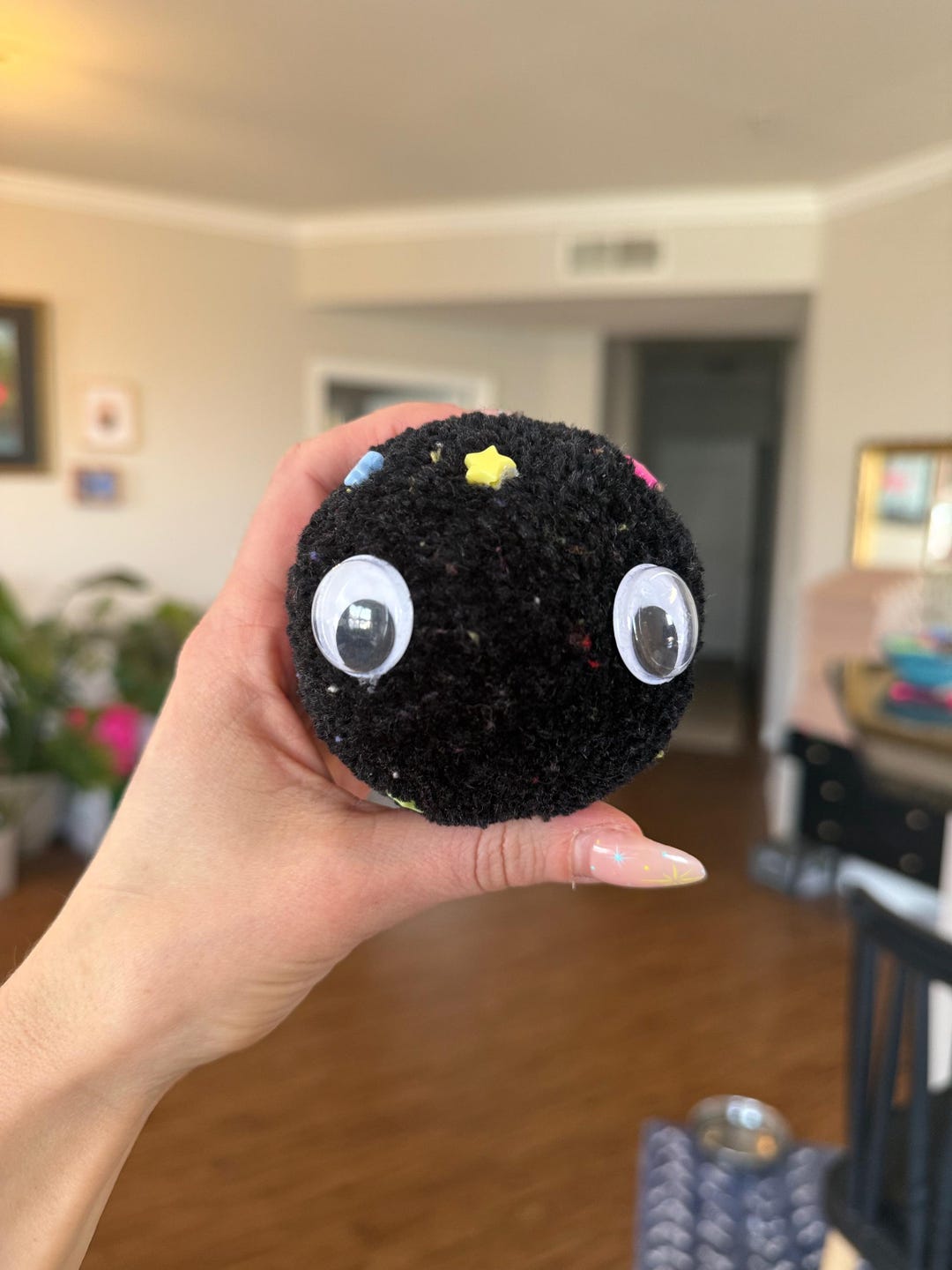 Soot Sprite Pom Pom (big) - Etsy