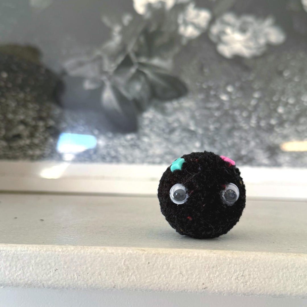 Ornery Soot Sprite Pom Pom (small) - Etsy