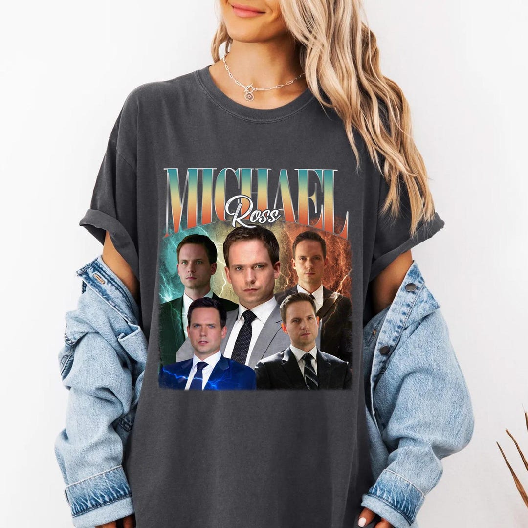 Michael Ross Vintage 90s Shirt, Suits Movie Merch, Michael Ross Suits ...