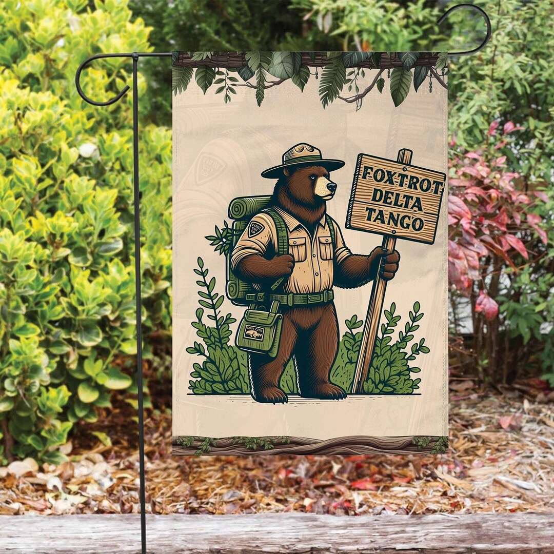 Resist Bear Anti-trump Garden Flag, Subtle F*ck Trump Garden Flag ...