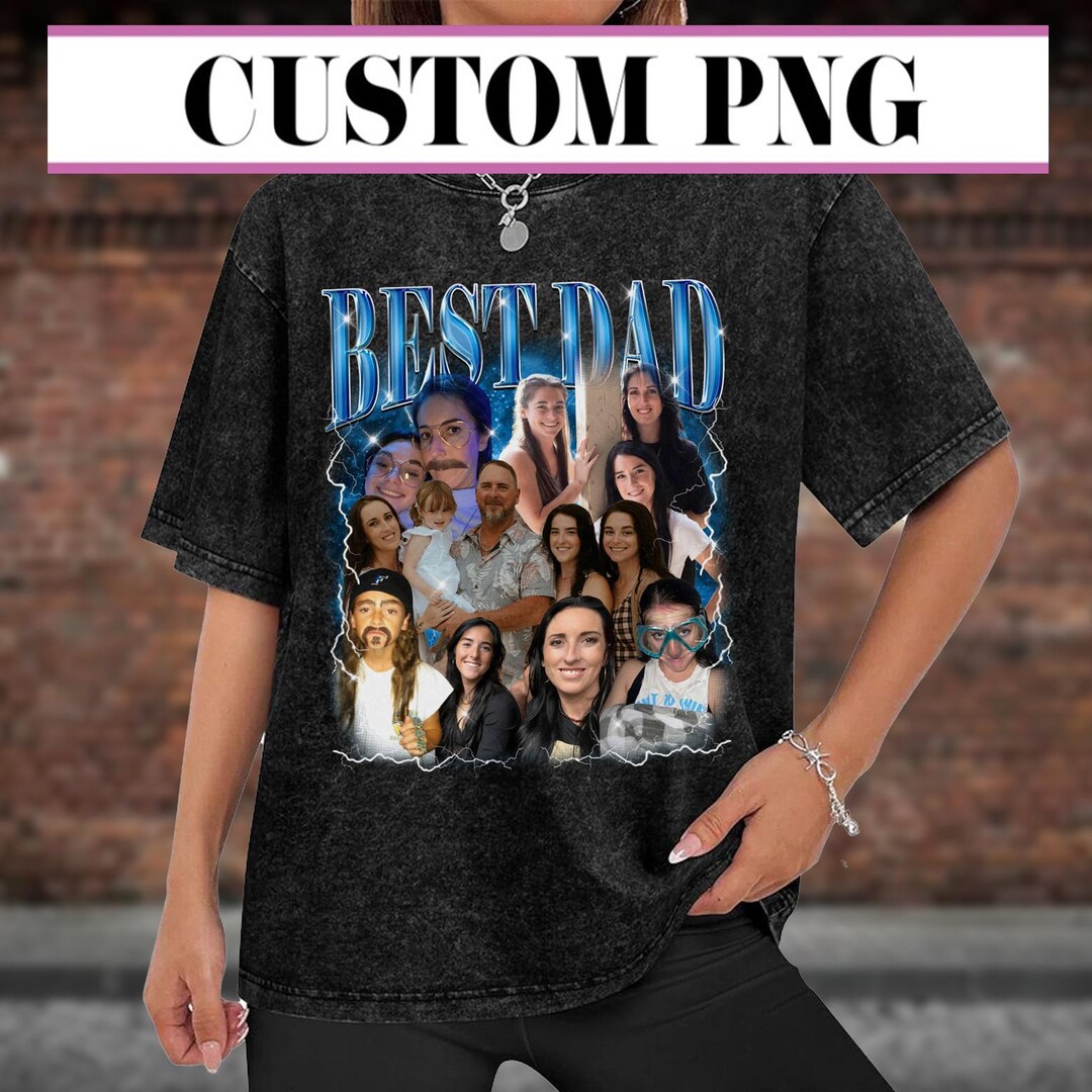 Custom Bootleg Rap Tee for Dad, Unique Christmas, Personalized Husband ...