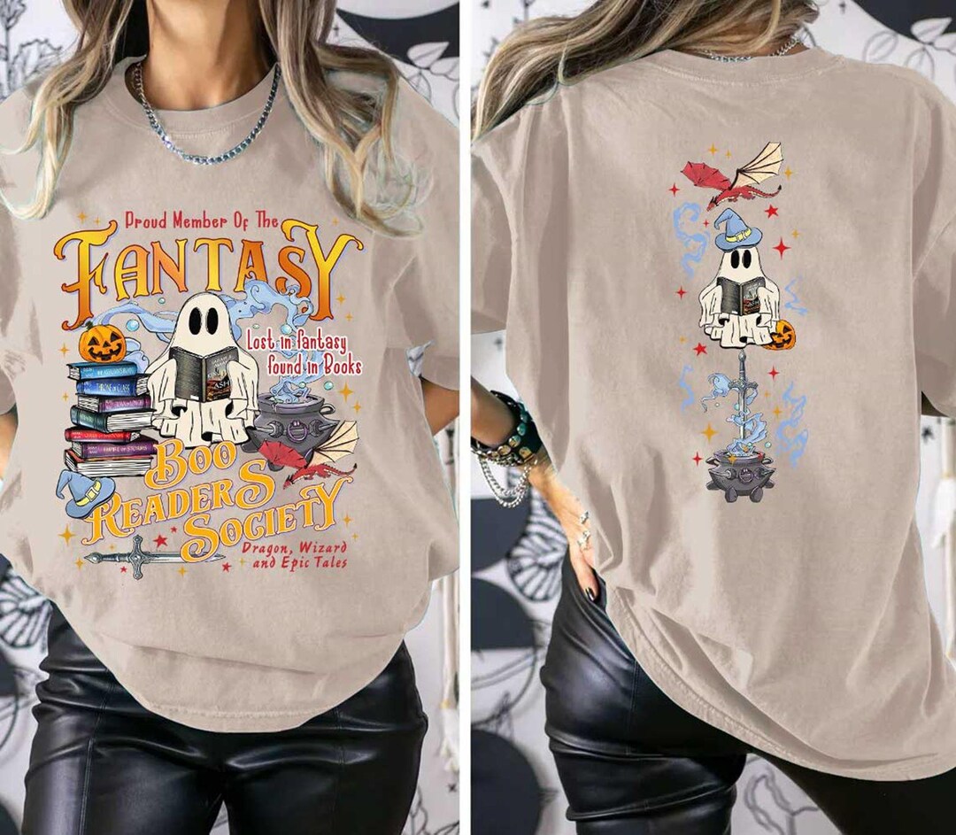 Throne of Glass Ghost Book Shirt, Acotar Shirt, Bookish Ghost Tshirt ...