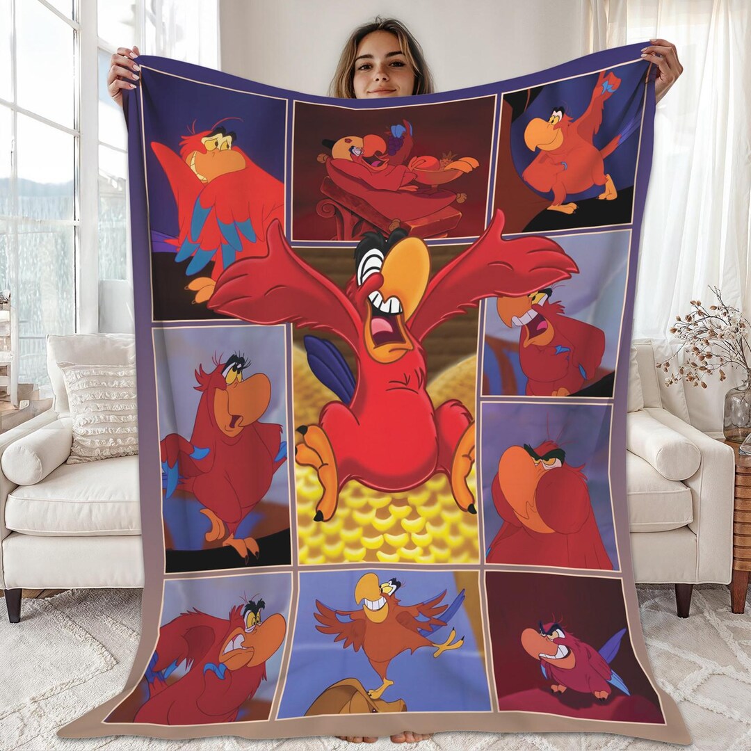 Aladdin Lago Blanket, Aladdin Magic Blanket Genie Princess Jasmine ...