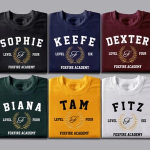 Keeper of the Lost Cities Symbols Shirt, Foxfire Academy Shirt Kotlc ...