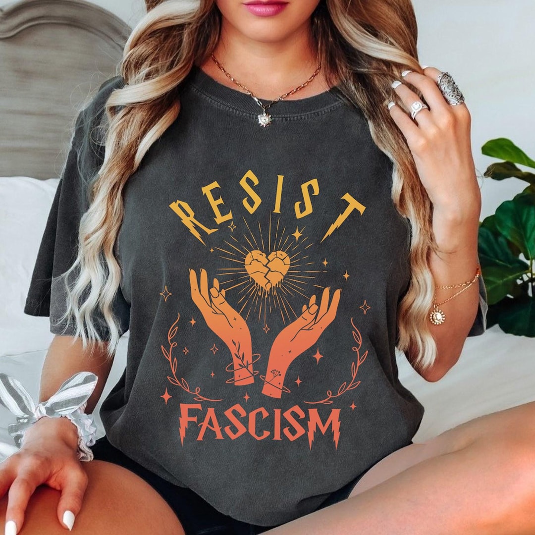 Resist Fascism T-shirt, Resistance Shirt, Human Rights Shirt, Resist ...