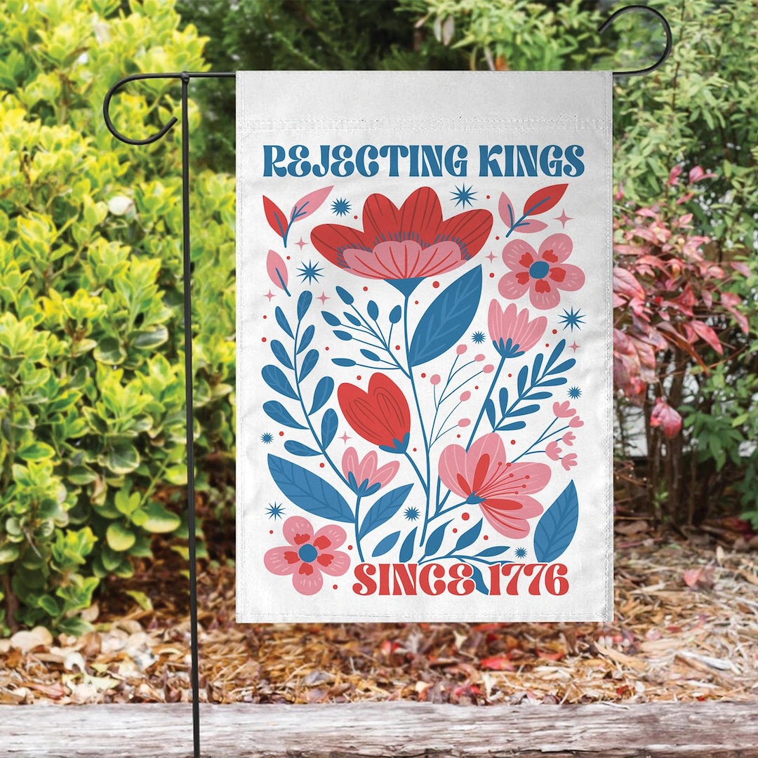 Rejecting Kings Since 1776 Flag, No Kings Protect Democracy Yard Sign ...