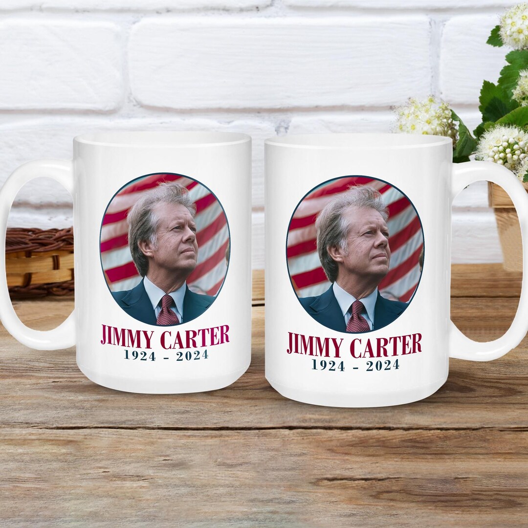 Jimmy Carter Mug, Jimmy Carter Tribute Mug, Jimmy Carter 1924-2024 - Etsy
