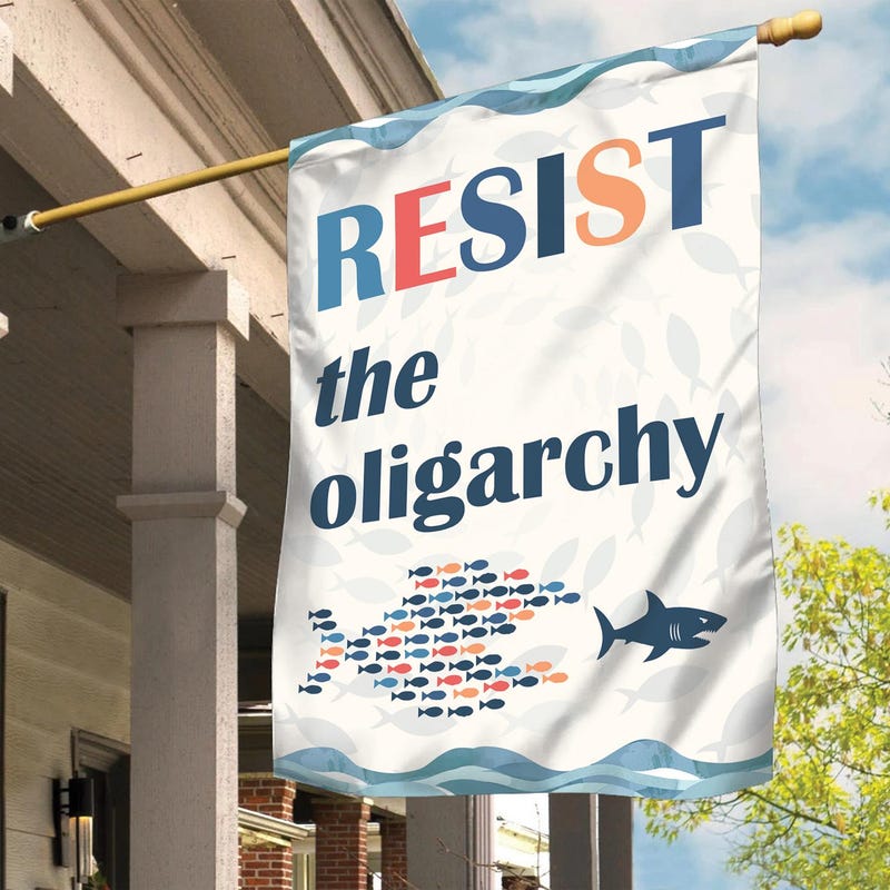 Fight the Oligarchy Yard Sign - Etsy