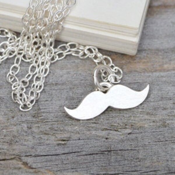 Mustache Necklace - Etsy