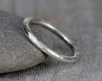 Rustic Wedding Band | Etsy