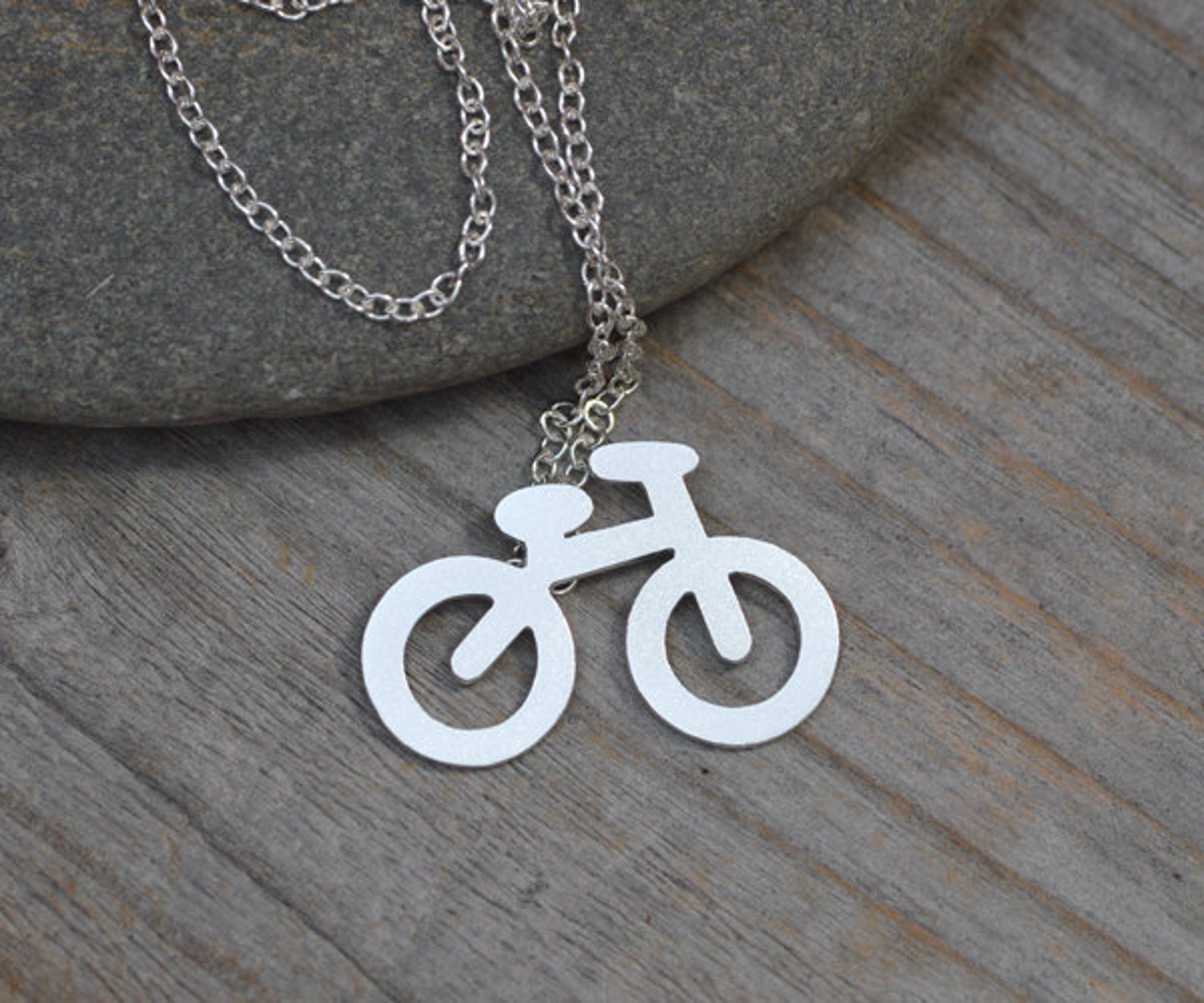 Collier de vélo en argent sterling collier de vélo en argent - Etsy France