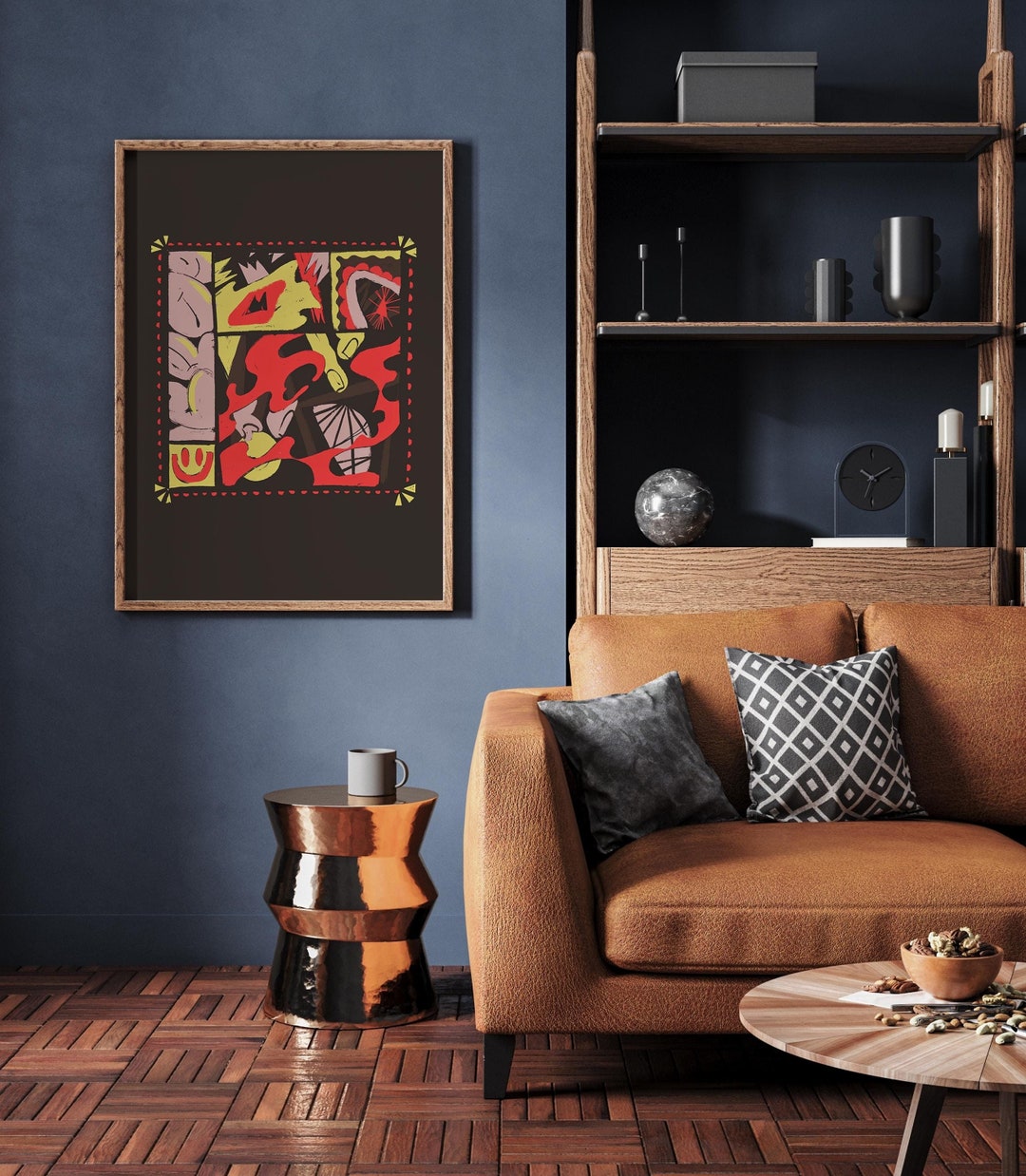 Bright Color Abstract Poster – Bold Wall Print - Etsy